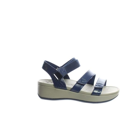 Vionic | Shoes | Vionic Womens Misty Blue Ankle Strap Heels Size 6 ...